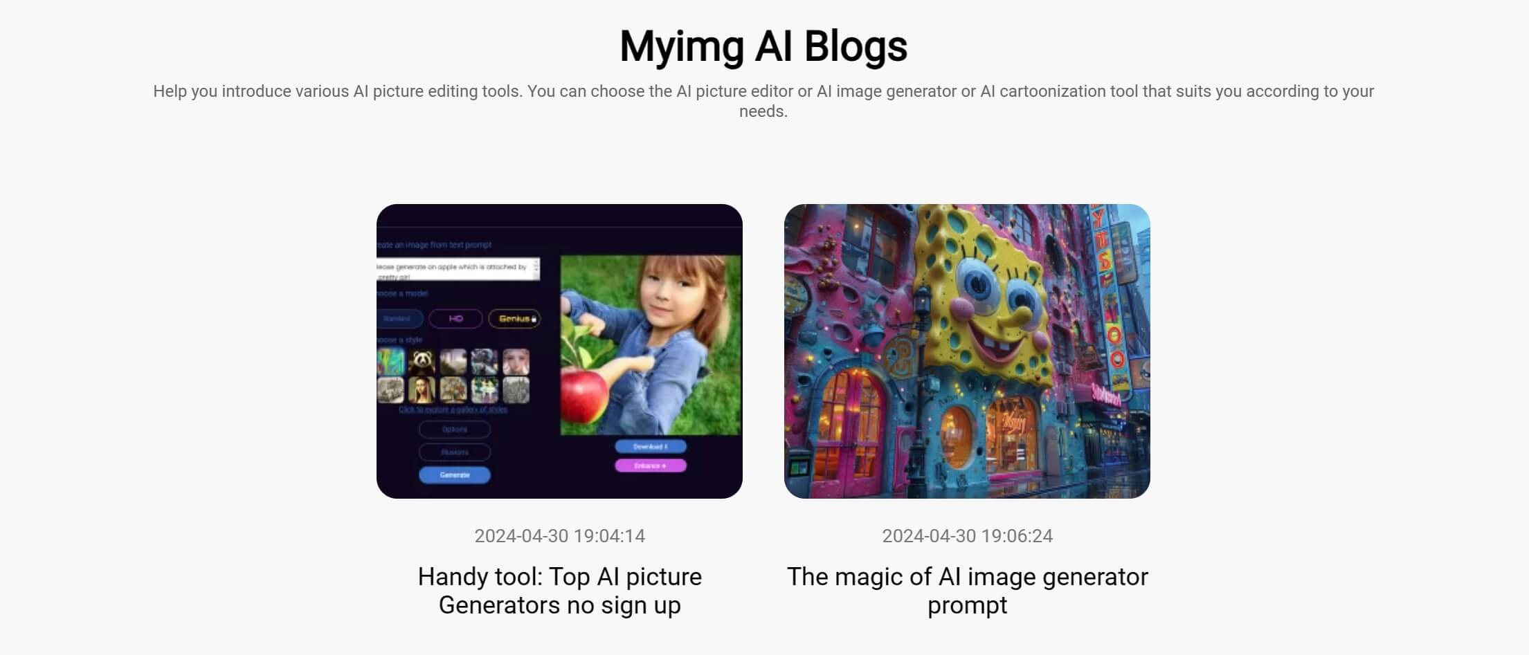 Myimg AI Blogs